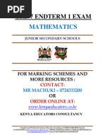 Grade 9 Mathematics Term 1 2025 Opener Exam | PDF | Area | Elementary ...