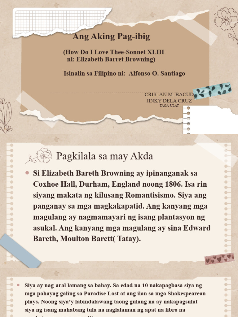 Bacud Dela Cruz Fil 414 Pagsusuri NG Tulang Aking Pag Ibig | PDF
