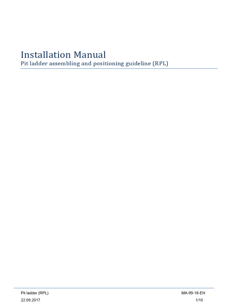Foldable - Pit - Ladder - RPL | PDF | Safety