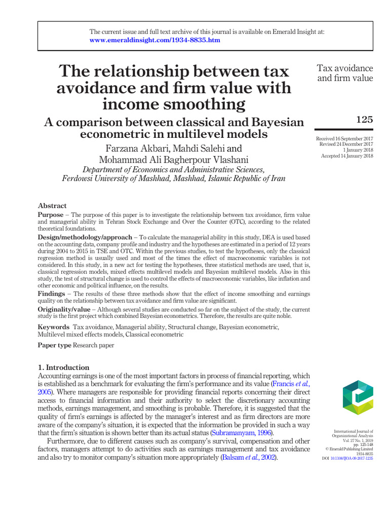 Akbari | PDF | Bayesian Inference | Multilevel Model