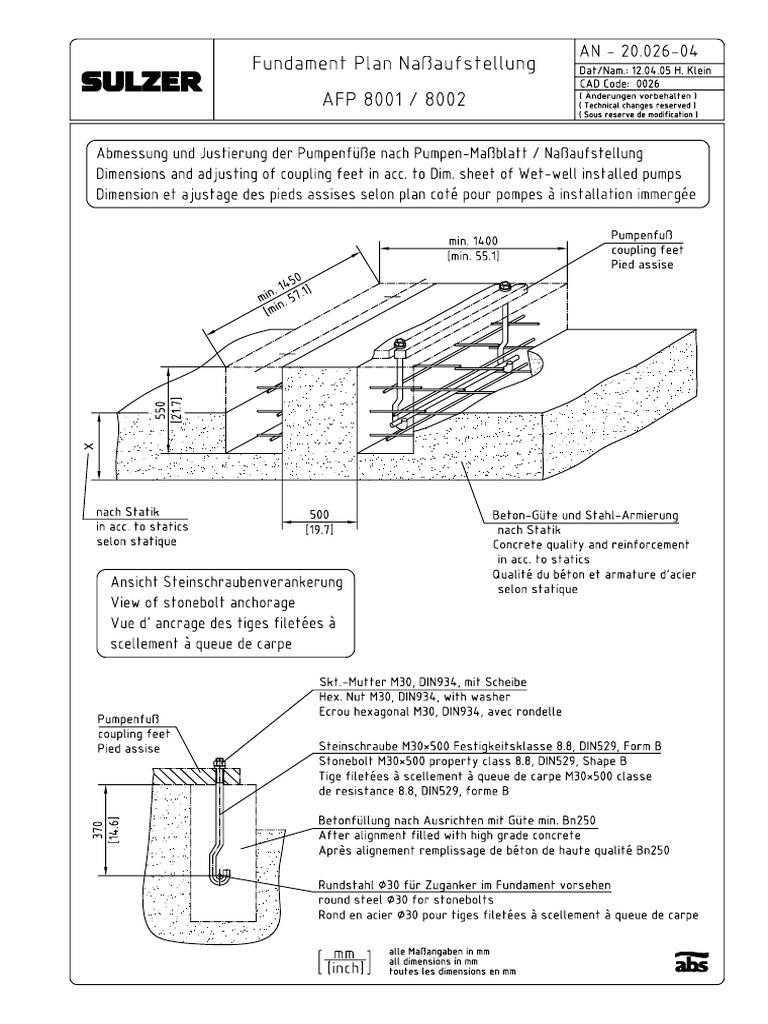 AFP Foundation Drawings | PDF
