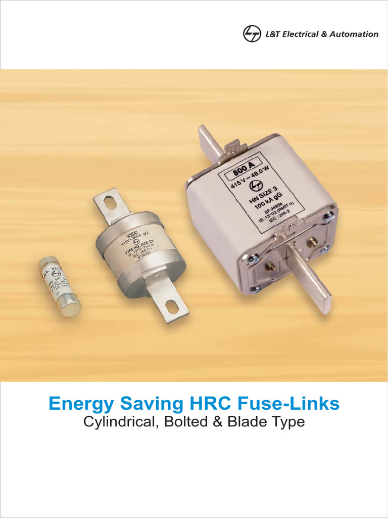 HRC Fuses - Catalogue | PDF | Fuse (Electrical) | Electrical Engineering