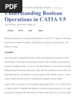SolidWorks Boolean Operations Guide | PDF