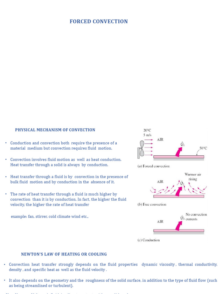 Convective Mode of Heat Transfer Presentation | PDF | Boundary Layer | Fluid Dynamics