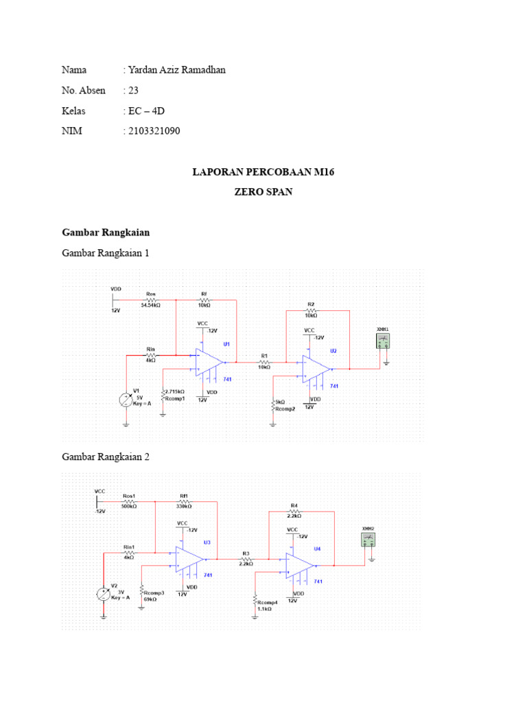 Laporan Percobaan Zero Span M16 | PDF | Metode & Bahan Ajar | Teknologi ...