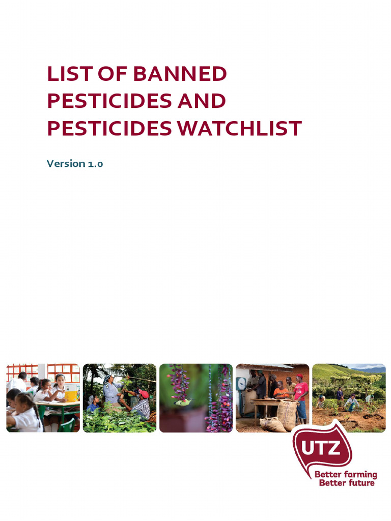 EN_UTZ_List-of-Banned-PesticidesWatchlist_v1.0_2015 | PDF | Pesticide ...