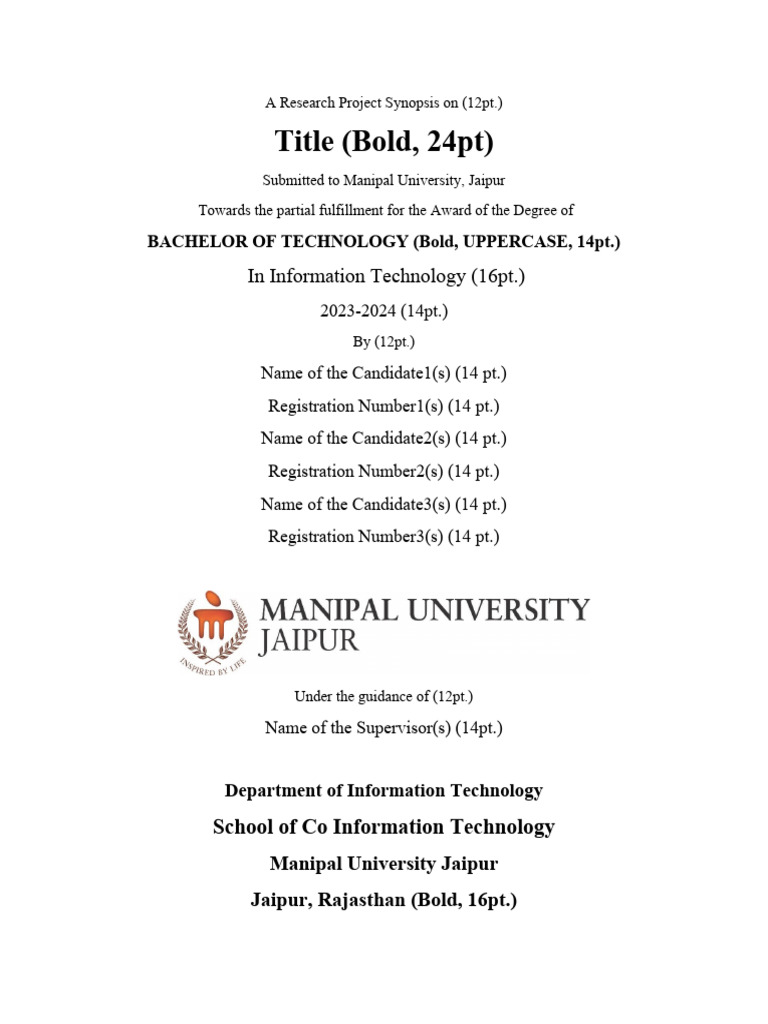 Research Paper Project Report - Format | Download Free PDF ...