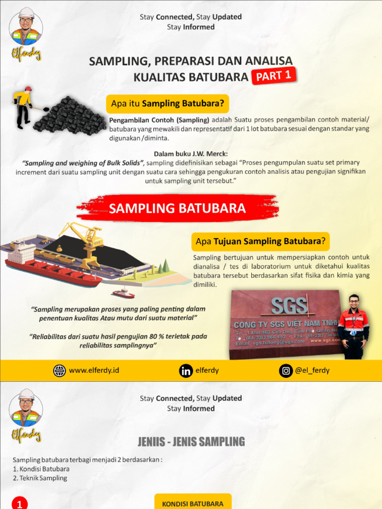 Sampling Batubara | PDF