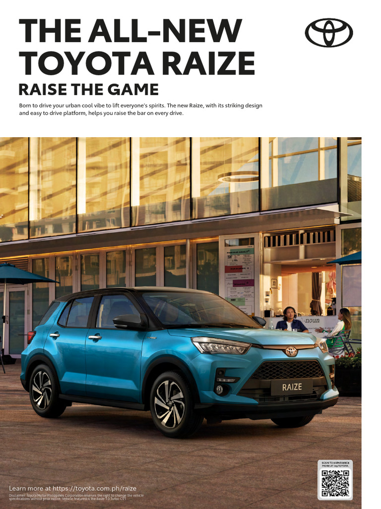 Toyota raize | PDF | Seat Belt | Manual Transmission