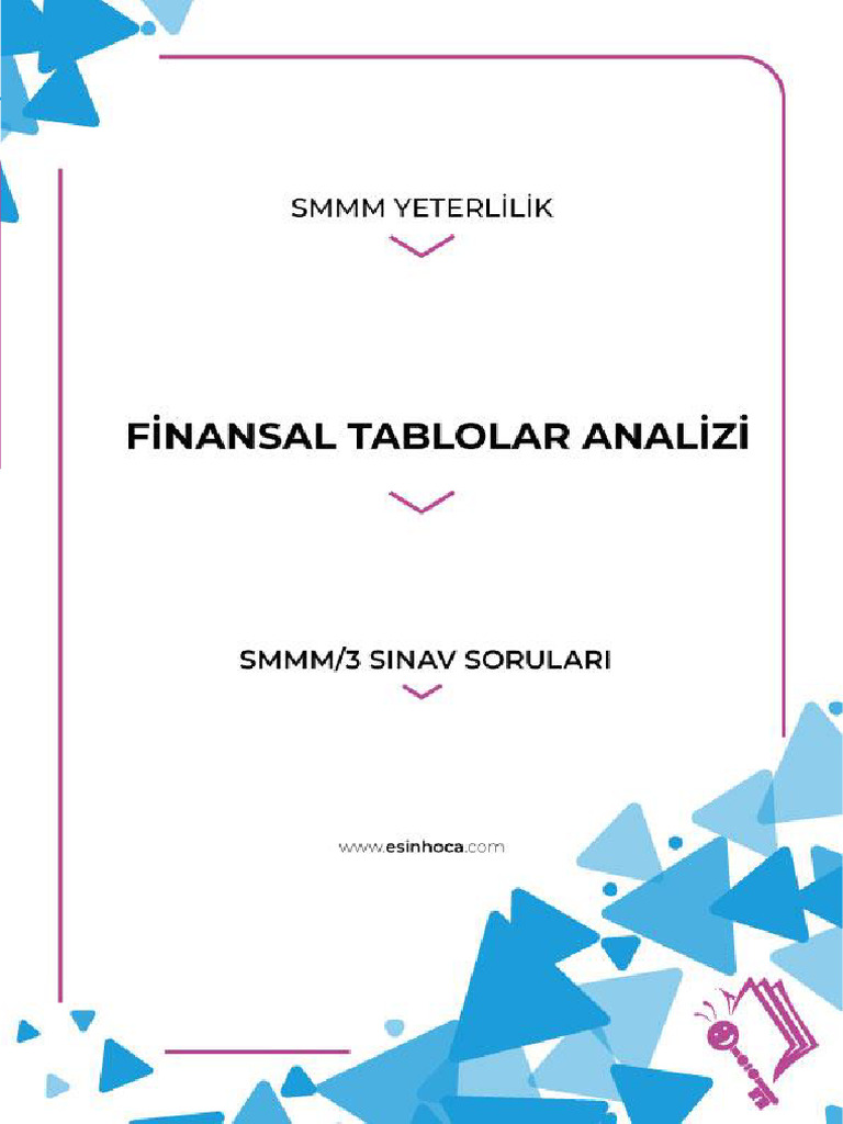 2021 3 SMMM Yeterlilik Finansal Tablolar Analizi | PDF