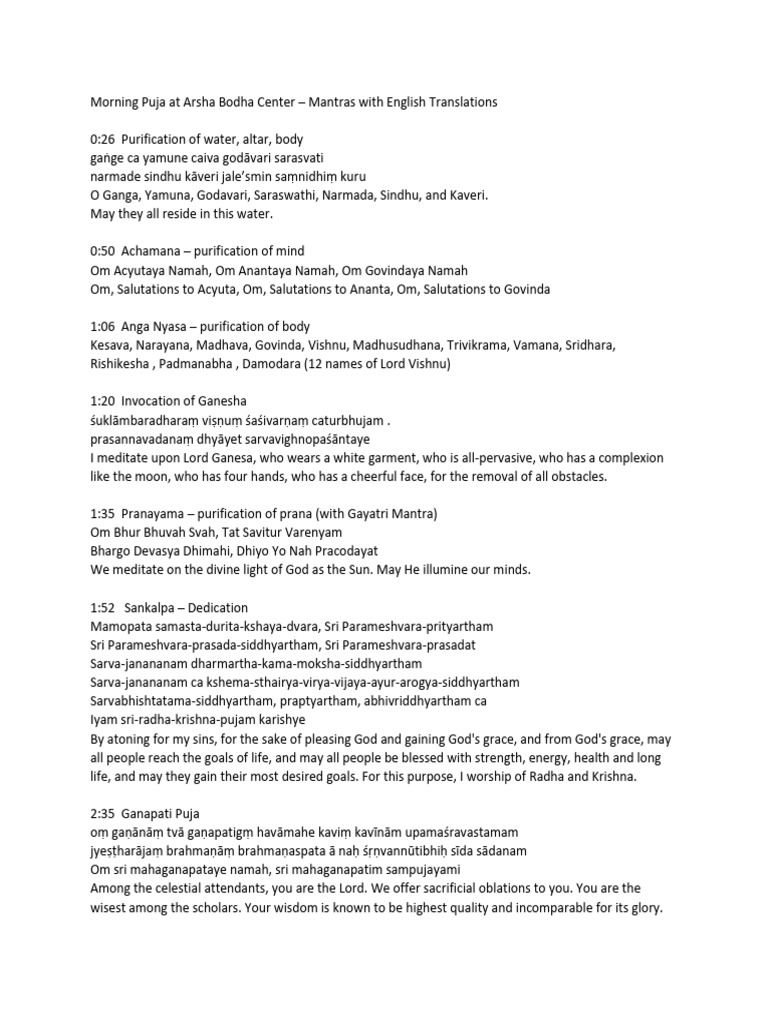 Mantras Radha Krishna Puja | PDF | Krishna | Hinduism