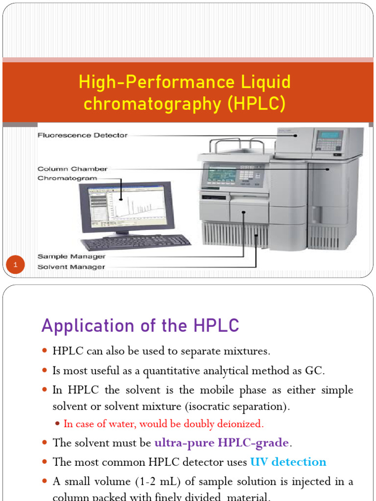 PH112 - Module 5 - L HPLC-Analysis | PDF | High Performance Liquid ...