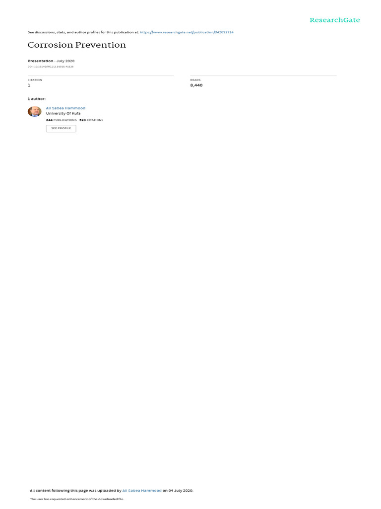 Corrosion Prevention Techniques Explained | PDF | Corrosion | Anode