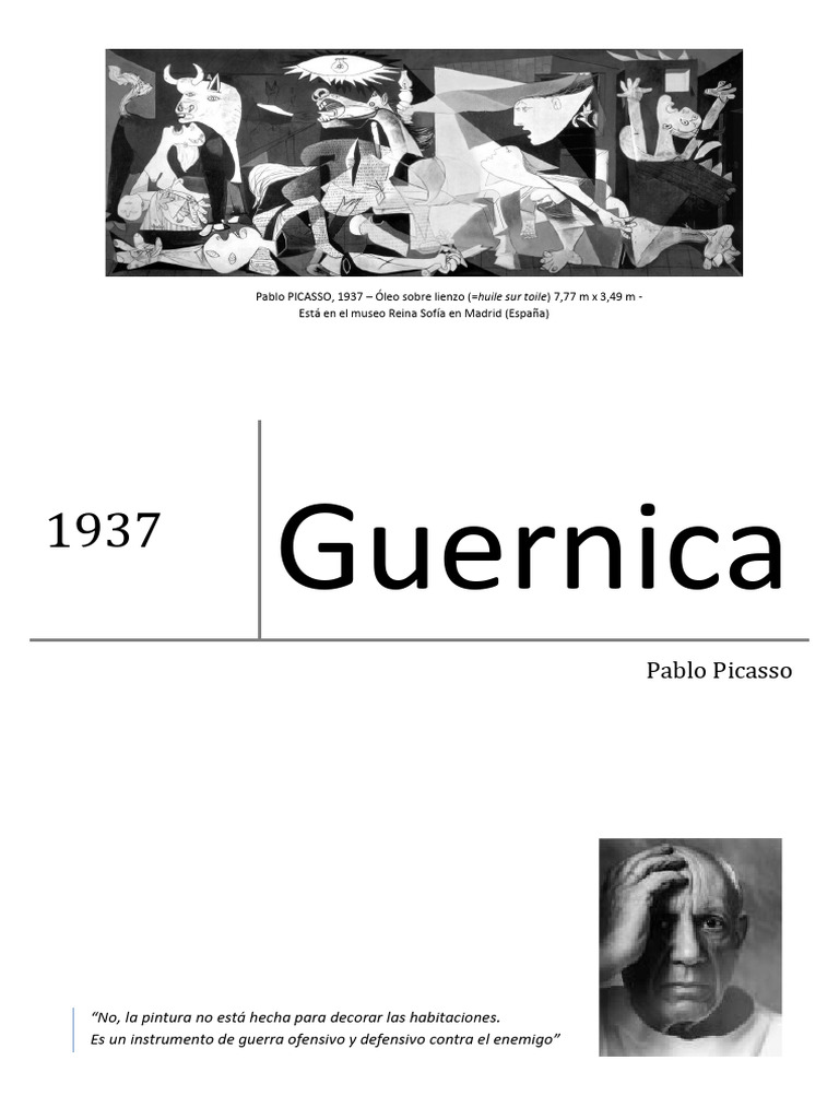 Guernica | PDF | Pablo Picasso | Francisco franco