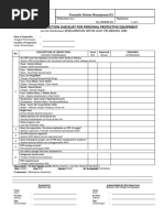 Form Inspeksi APAR | PDF