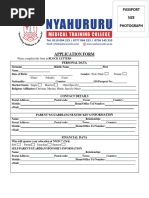 IHS Application Form 2024 | PDF