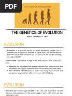 Notes On Evolution | PDF