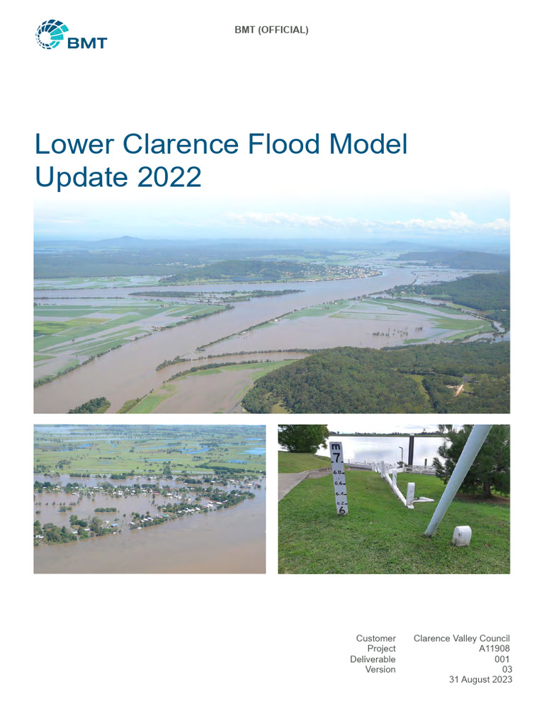 Lower Clarence Flood Model Update 2023: Final Report | PDF | Flood | River