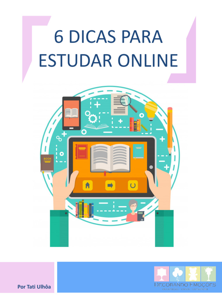 6 Dicas para Estudar Online - E-Book | PDF | Tempo