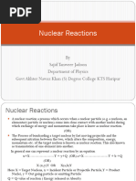 Four Factor Formula | PDF | Nuclear Reactor | Nuclear Fission