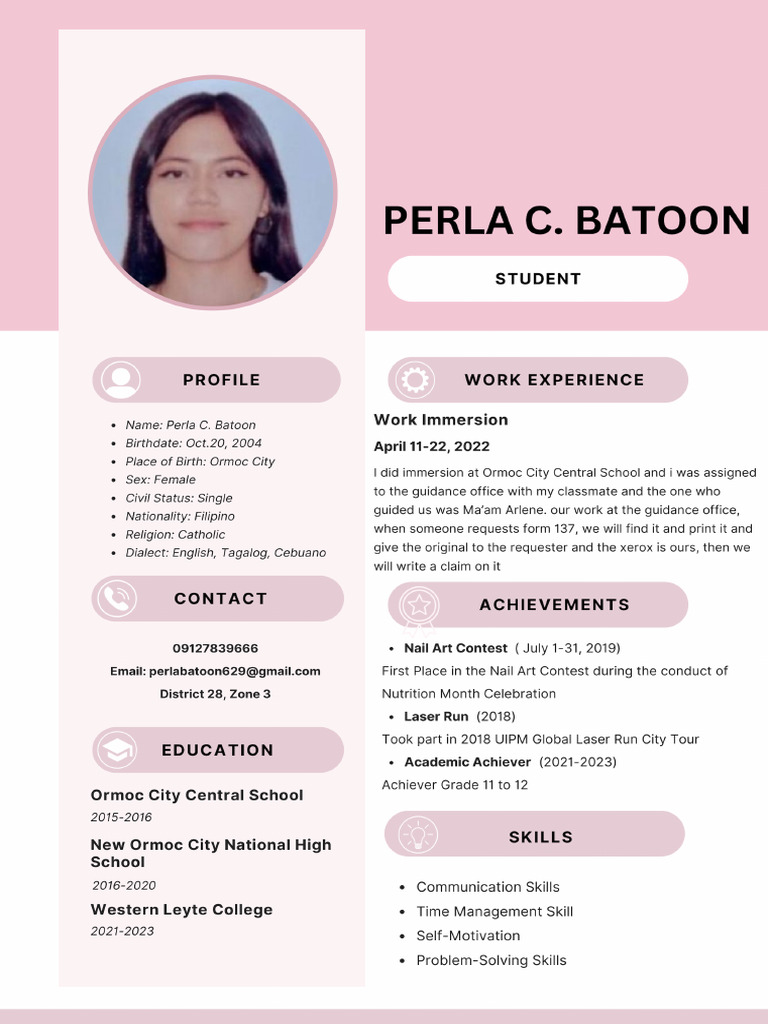 Resume CV | PDF