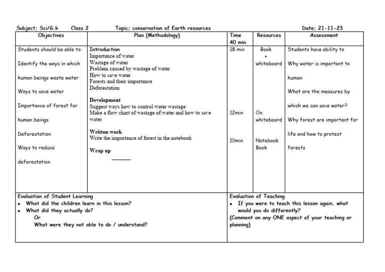 Grade 2 Unit 10 | PDF | Deforestation | Learning