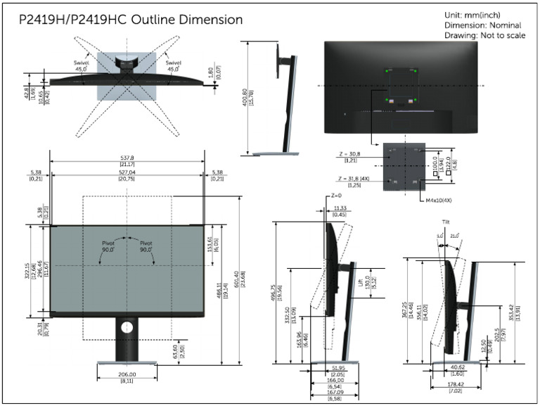 All-Products Esuprt Display Projector Esuprt Display Dell-P2419h ...