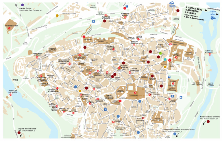Mapa Turistico Toledo | PDF