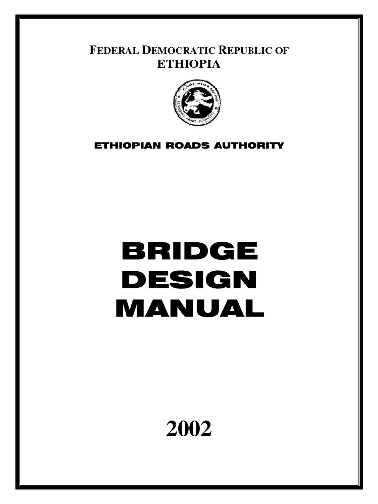 ERA 2002 - Bridge Design Manual | PDF | Bridge | Concrete ERA 2002 - Bridge Design Manual | PDF | Bridge | Concrete