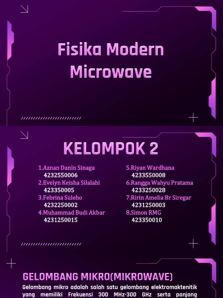 Fisika Modern-Microwave | PDF