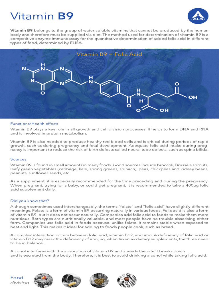 Vitamin b9 | PDF