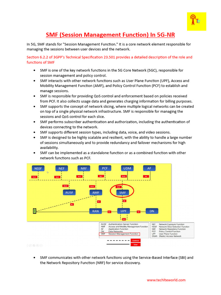 5G SMF | PDF | Computer Network | Quality Of Service
