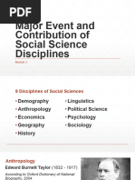 Subjects For HUMSS G11 (1st Sem) | PDF | Humanities | Social Science