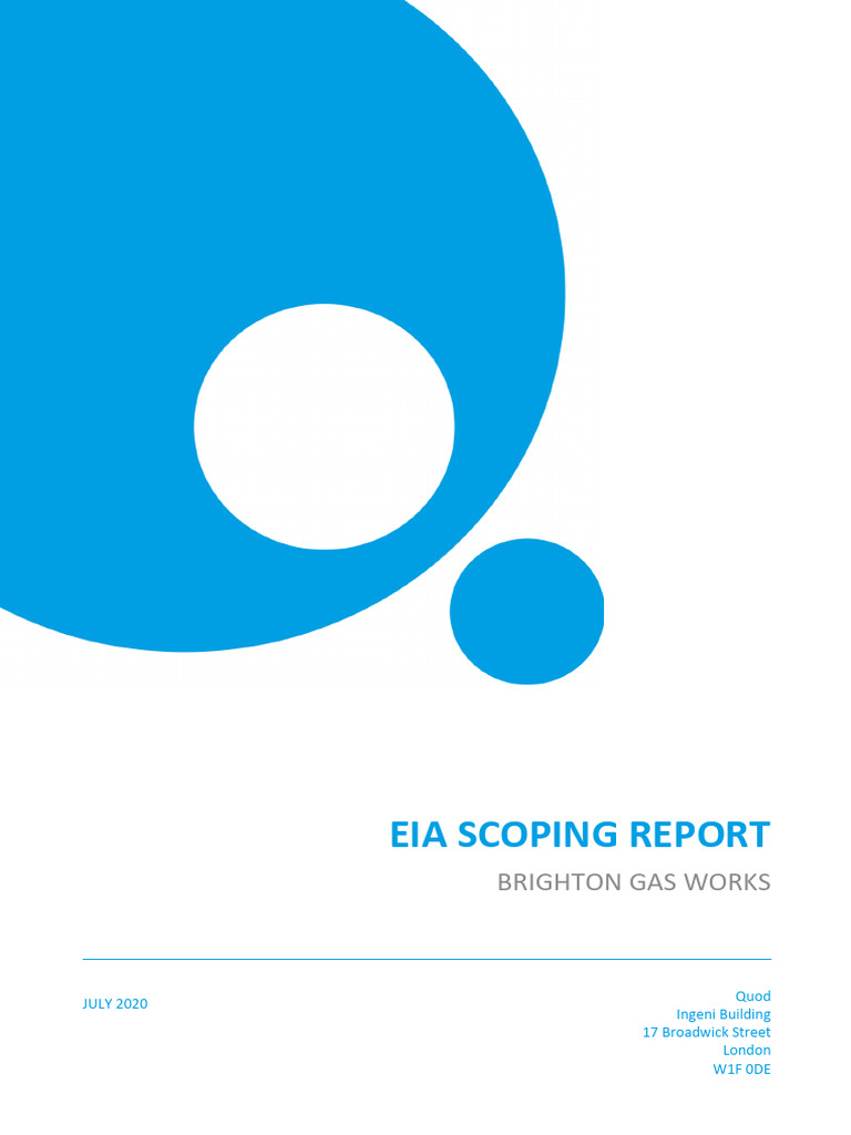 BGW - EIA Scoping Report - 20200714 | PDF | Environmental Impact Assessment | Natural Environment
