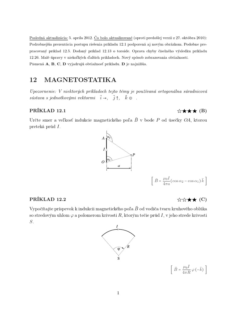 Magnetostatika | PDF