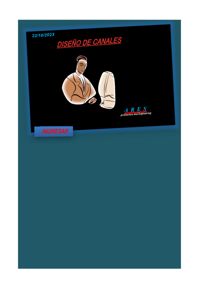 Diseño De Canales Abiertos Pdf Canal Ciencias De La Tierra