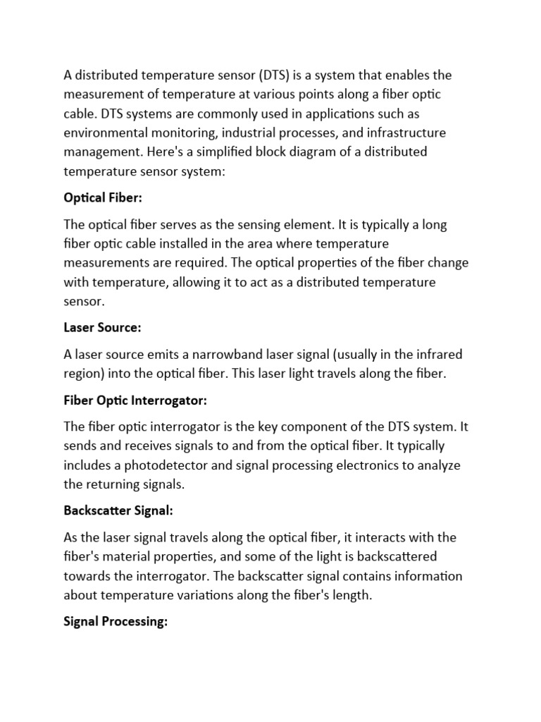 DTS Detail | PDF | Optical Fiber | Wavelength Division Multiplexing