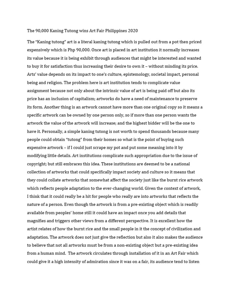 Critical Paper | PDF