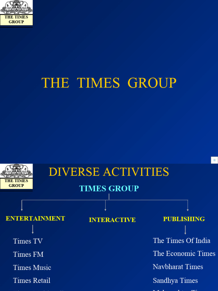 Times of India Group | PDF | Business
