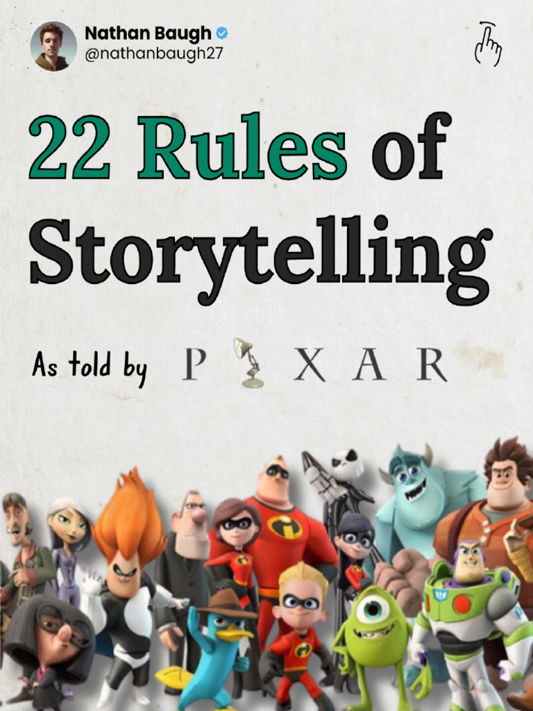 Pixar S 22 Rules of Storytelling 10 Best 1694105377 | PDF