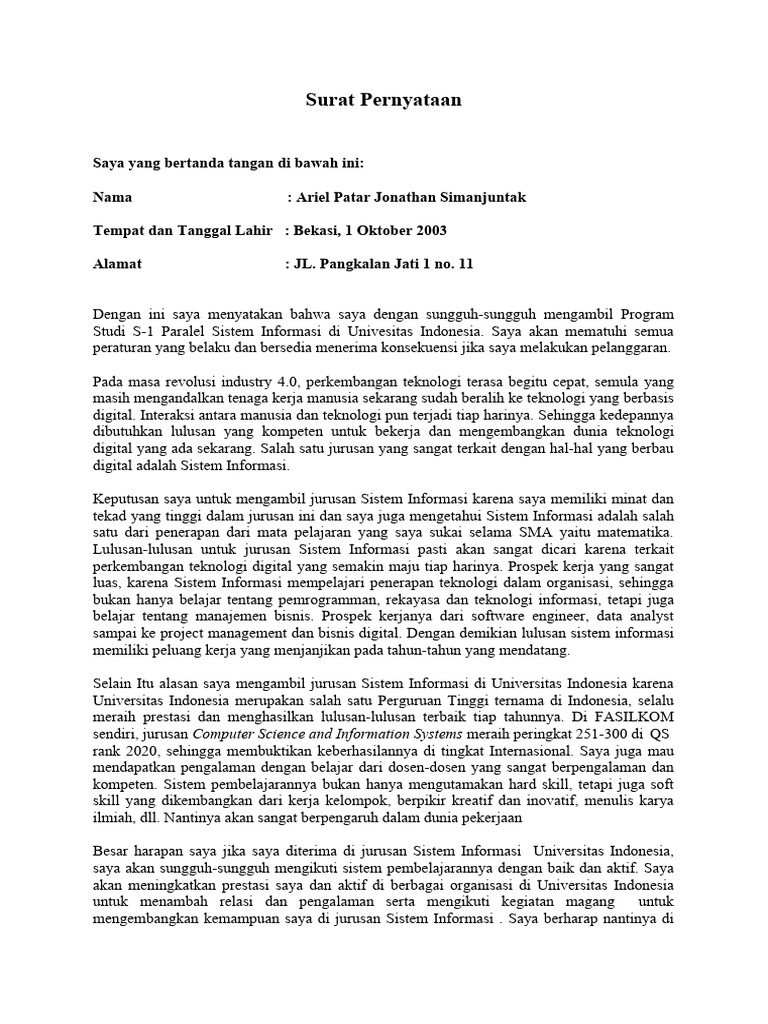 Essay PPKB Ui | PDF | Karier & Perkembangan | Ilmu Sosial