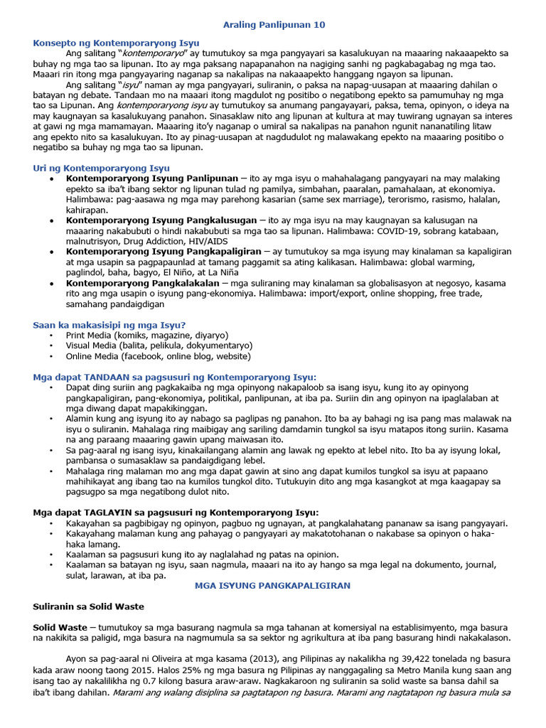 Ap10 Lecture Notes | PDF