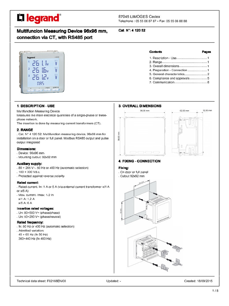 Technical Data | PDF | Power Supply | Transformer