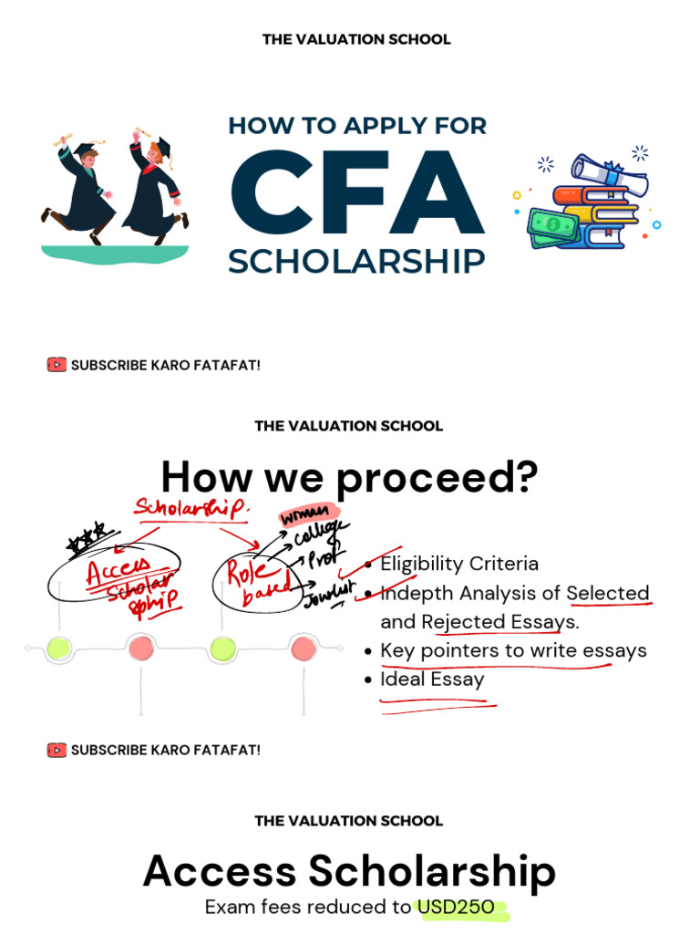 Cfa Scholarship Slide Pdf Valuation Finance Investing