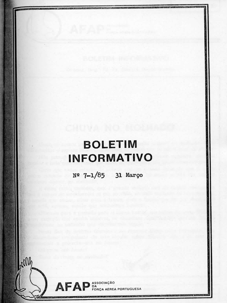 Boletim Afap N7 - 007 | PDF
