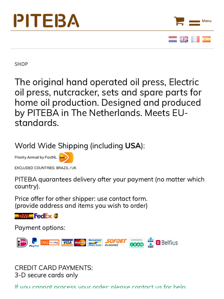 Hand Oil Press, Nutcracker, Electric Oil Presss Home Oil Production ...