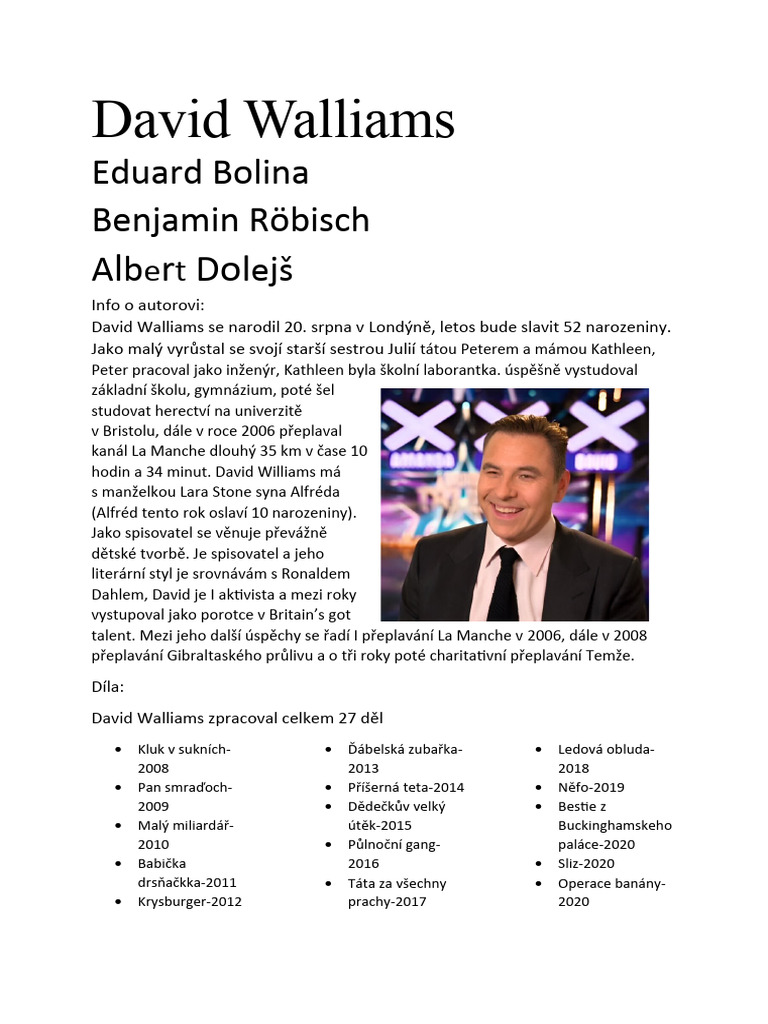 Dawid Walliams | PDF