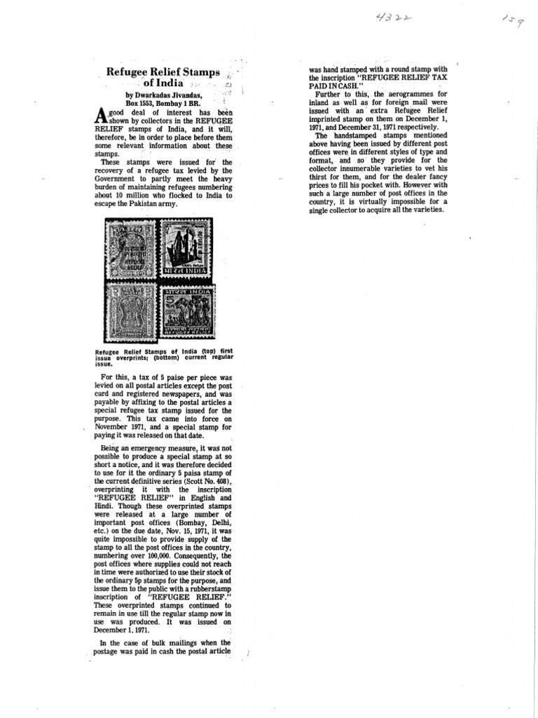 Dwarkadas Refuge Relief | PDF