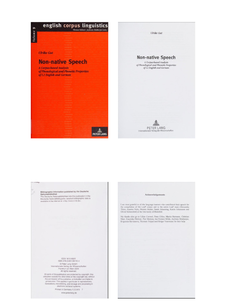 Non-Native Speech 1 | PDF