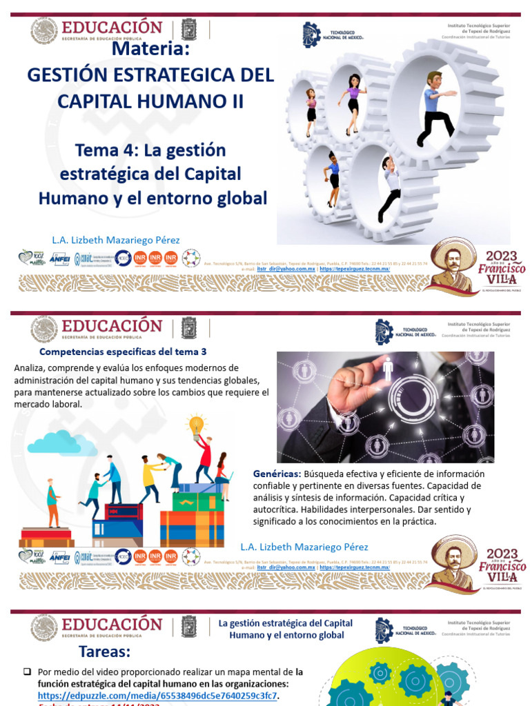 La Gestion Estrategica Del Capital Humano y El Entorno Global 4 | Descargar gratis PDF | Gestión ...
